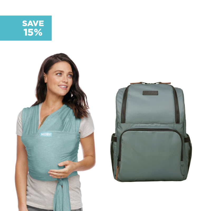 Elements & Parent Pack Wrap Bundle | Hydro Pine – Moby Wrap