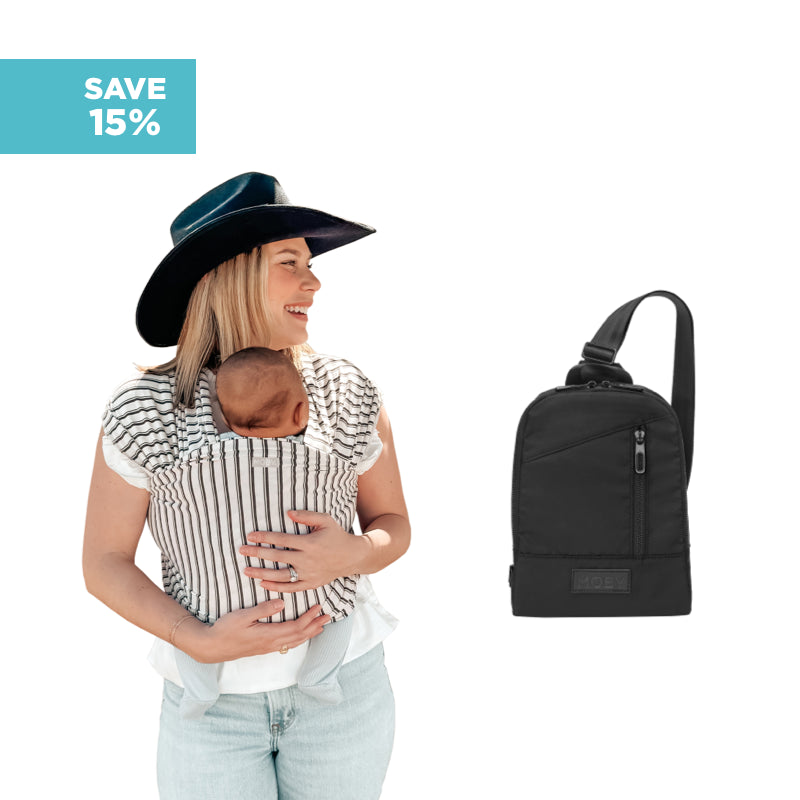 Wrap & Transit Cross-Body Bundle - Heirloom Stripe – Moby Wrap